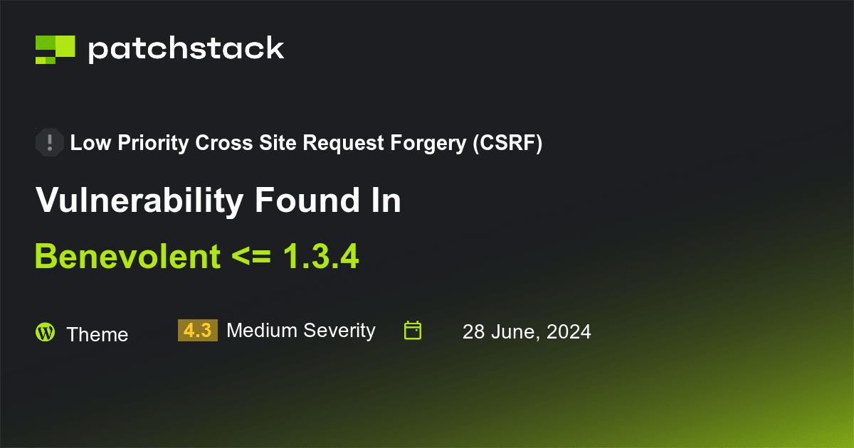 WordPress Benevolent theme